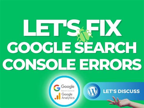 Fix Google Search Console Errors Upwork