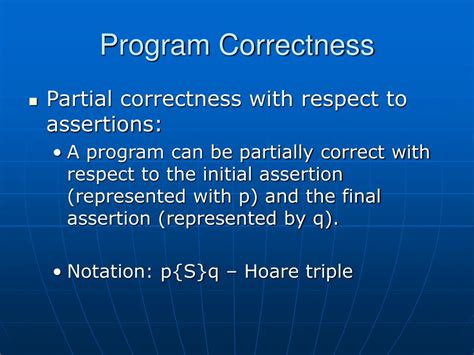 ppt program correctness powerpoint presentation free download id 1294571