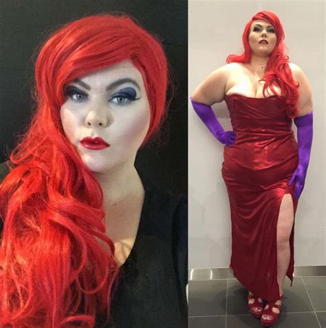 How To Make A Jessica Rabbit Halloween Costume Anns Blog