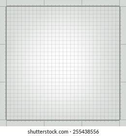 Blueprint Technical Grid Background Graphing Engineering Stock Vector