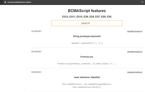 what s new features in ecmascript 2021 es2021 es12 by david medragh medium