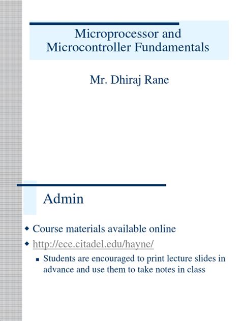 microprocessor and microcontroller fundamentals pdf microcontroller microprocessor