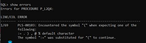 Oracle How To Get Character Input At Runtime From A Procedure In PL