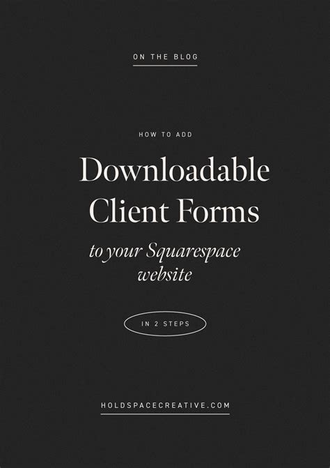 adding downloadable client forms to your squarespace website in 2 easy steps