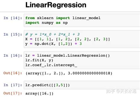 sklearn linear models 知乎