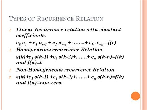 ppt recursion and recurrence relations powerpoint presentation free download id 2497173
