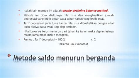 Contoh Soal Metode Saldo Menurun Beserta Jawabannya Penyusutan Asset