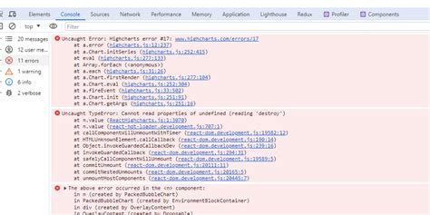 Reactjs Unable To Load The Packed Bubble Chart Of Highcharts Stack