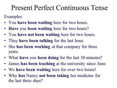 Structure Of The Tense Structure Of All Tense English Grammar A To