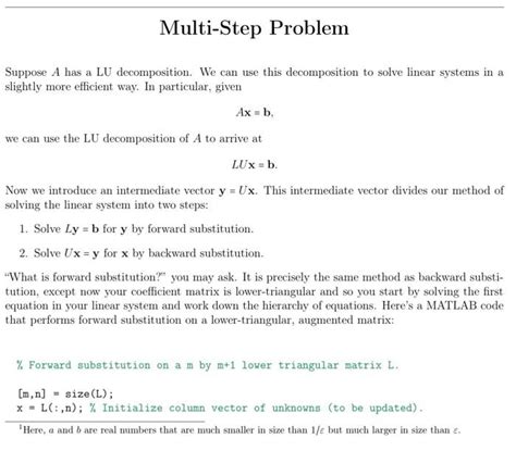 [solved] lu decomposition flop count matlab suppose a has