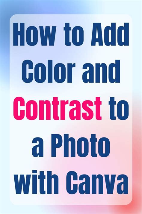 PHOTO EDITING Photo Editing Contrast Ads Canvas Type Color Tela