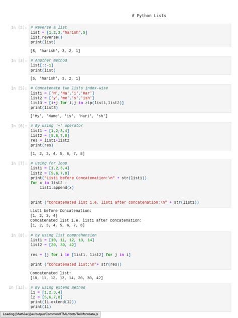 python lists pdf computing software development