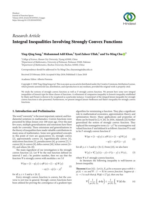 pdf integral inequalities involving strongly convex functions