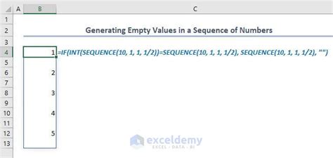 how to use sequence function in excel 16 examples exceldemy