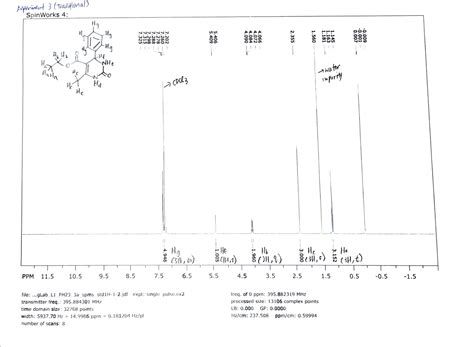 Organic Chemistry NH Protons Not Appearing In H NMR Spectrum Of 3 4