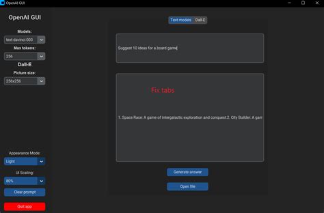 github maxssd customtk openai gui application built using the tkinter library in python and