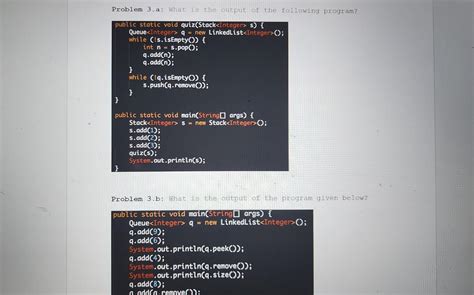 solved public static void quiz stack s { queue q new