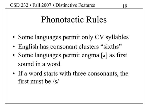 ppt csd 232 descriptive phonetics distinctive features powerpoint presentation id 477251