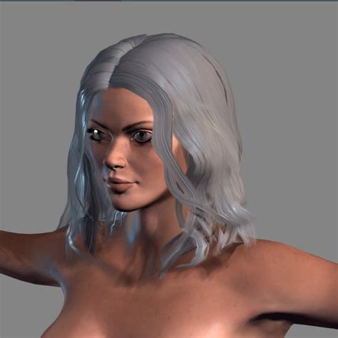 Naked Woman Rigged 3d Game Character 3D Model In Woman 3DExport