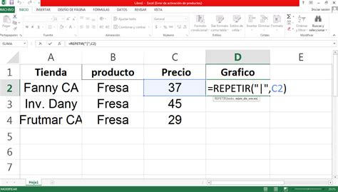 Cómo Insertar Gráficos en Excel Usando la Función Repetir Fácil y
