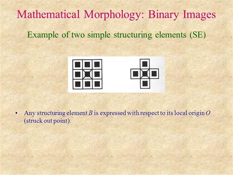mathematical morphology ppt video online download