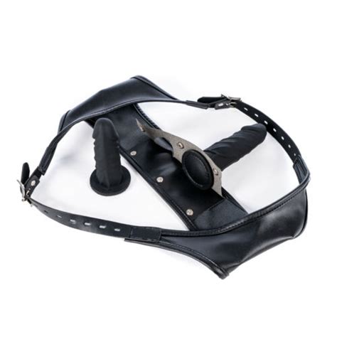 Womens BDSM Sex Toy Double Dildo Strap On Penis Cock Underwear Panty