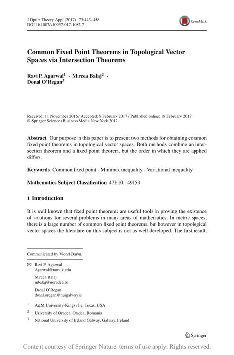 common fixed point theorems in topological vector spaces via intersection theorems request pdf