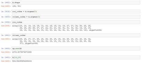 python 3 x arg max of a matrix indices for maximum element stack overflow