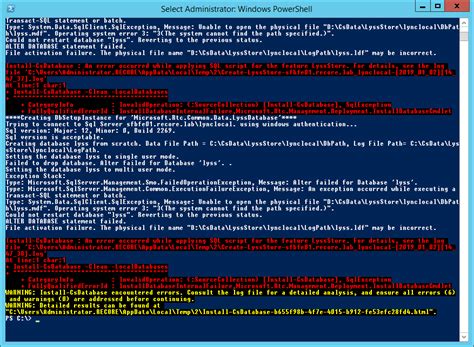 There was an error while applying the sql script to the database как