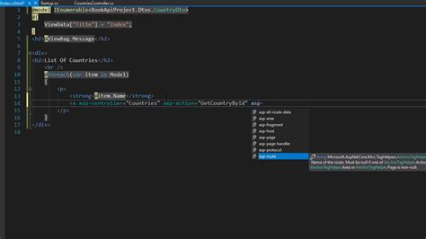 Consume Web Api In Aspnet Core Mvc Using Tag Helpers 1840 Youtube