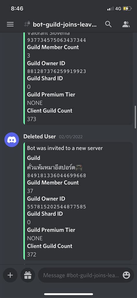 one of the last servers my bot was added to before discord deleted my account and the bot got