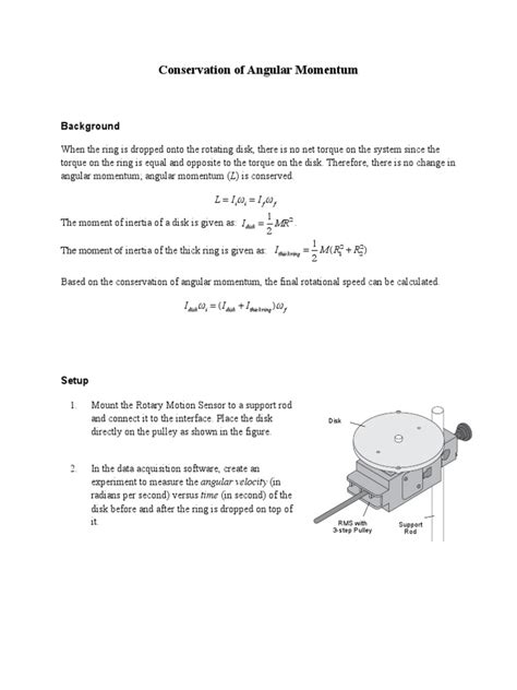 angular momentum conservation pdf rotation around a fixed axis angular momentum