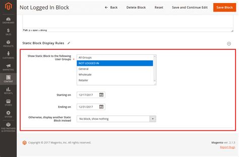 how to manage cms pages and static blocks visibility in magento 2 magento 2 extensions blog