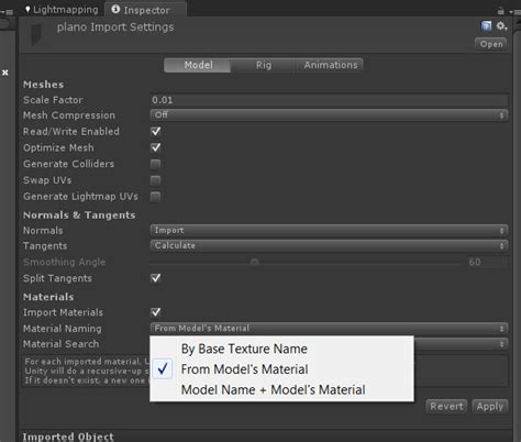 unity renames the materials when importing the fbx files questions and answers unity discussions