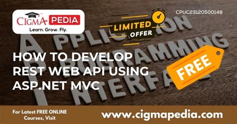 how to develop rest web api using asp mvc free udemy course