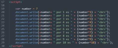 tabla de multiplicar Lógica de programación Primeros pasos Alura