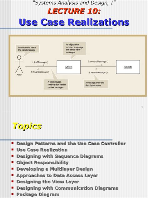 use case realizations pdf use case class computer programming