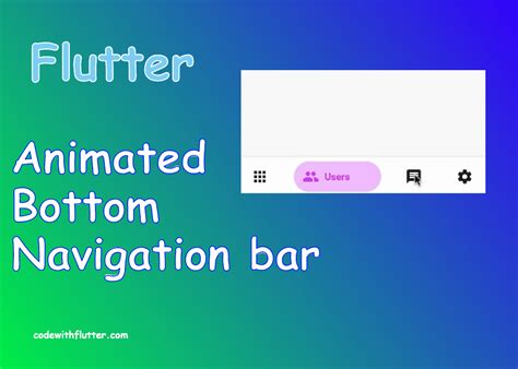 Flutter Animated Bottom Navigation Bar With Routes Code With Flutter