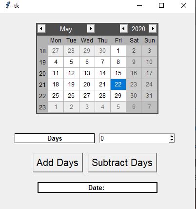 Create A Date Picker Calendar In Python Tkinter CodeSpeedy 57 OFF