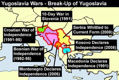 World Maps Library Complete Resources Maps Of Yugoslavia Break Up