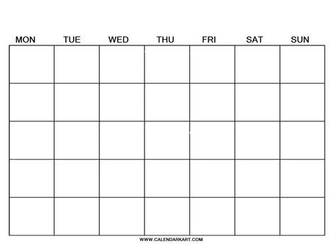 Fillable Printable Calendar