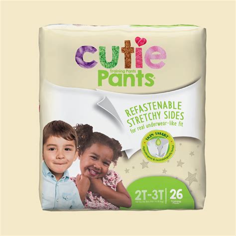 Cutie Pant Training Pant Unisex 2t 3t Pack Of 26