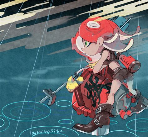 Octoling Player Character Octoling Girl And Agent 8 Splatoon And 2 More Drawn By Koike3582