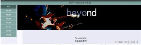 django计算机毕业设计基于java的音乐推荐系统（程序 lw）python 基于djiango的音乐推荐系统 csdn博客
