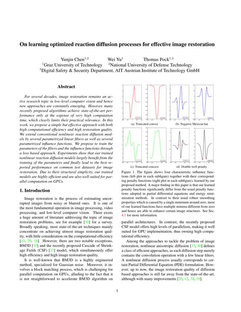 pdf on learning optimized reaction diffusion processes for effective image restoration