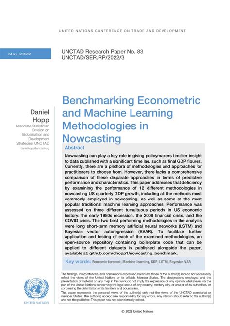 benchmarking econometric and machine learning methodologies in nowcasting deepai