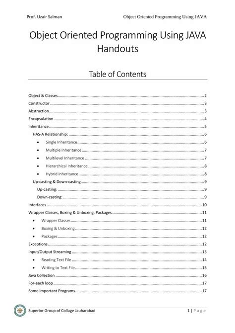 pdf object oriented programming using java notes dokumen tips