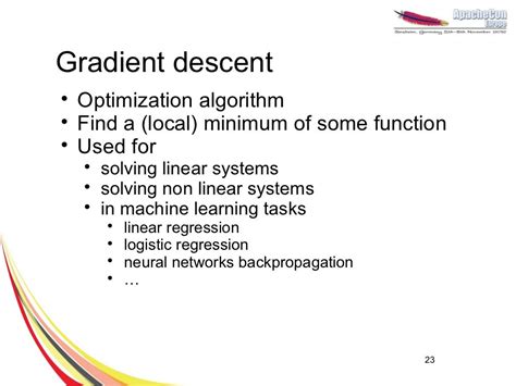 gradient descent optimization algorithm
