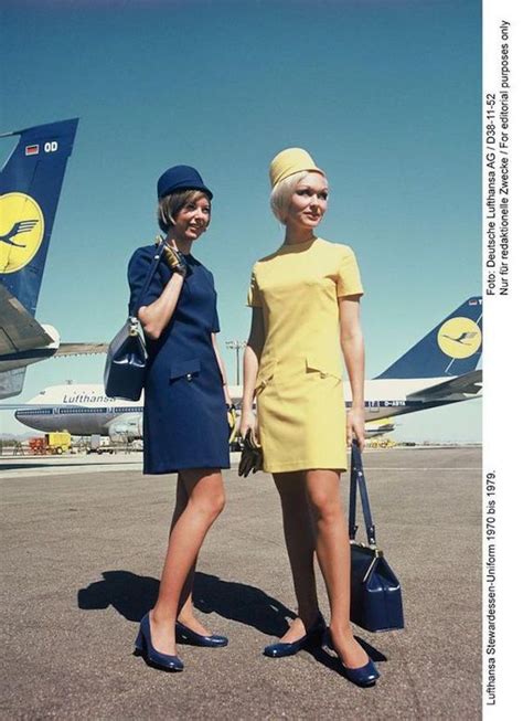 10 More Vintage Flight Attendant Uniforms