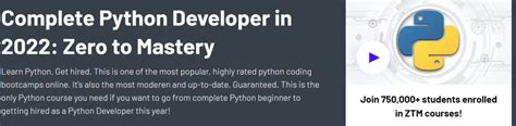 Complete Python Developer In 2022 Zero To Mastery Aid The Student